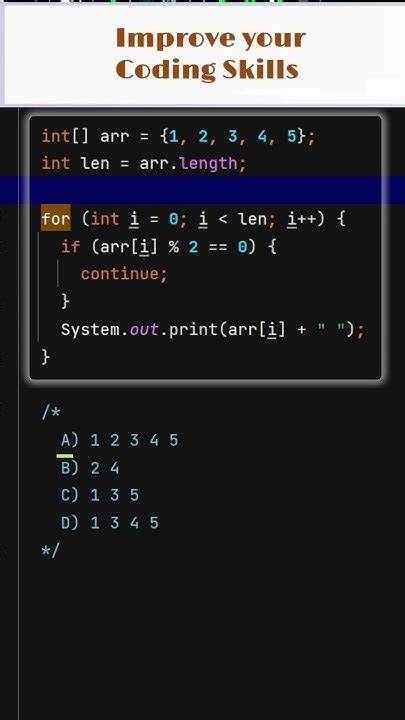 335 Test Your Java Skills Shorts Java Coding Youtube