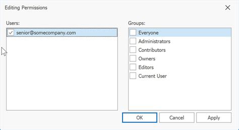 Editing Permissions Dialog WinForms Controls DevExpress Documentation
