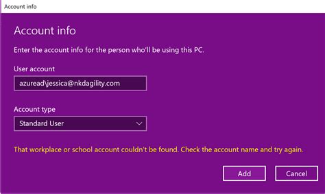 Azure Active Directory Azuread User Unable To Login To Windows 10 Stack Overflow