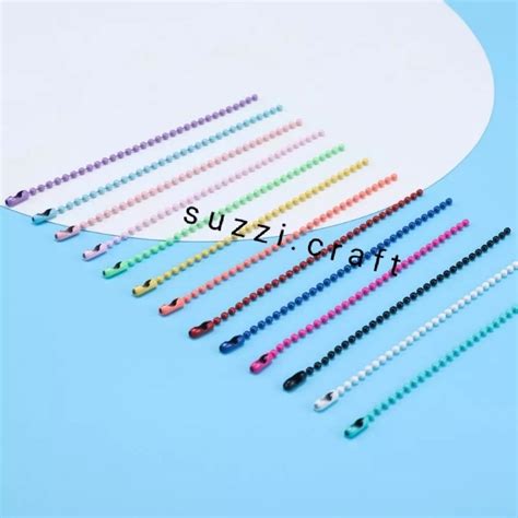 Jual 10 Biji Rantai Biji Lada Warna Warni Isi 10 Biji Shopee Indonesia