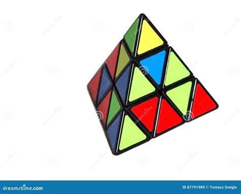 Triangular Rubik`s Cube Stock Image Image Of Brain Play 87791989