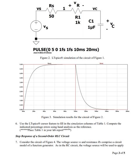 Step Response Of A First Order RC Circuit Consider Chegg Com