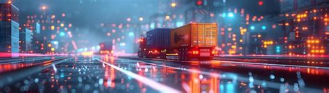 premium photo glossy logistics clusters abstract digital art illustrating innovation in