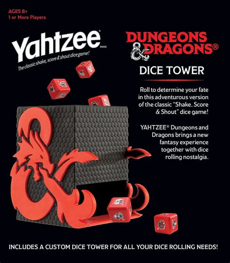 Dandd Releases An Official Yahtzee Dice Set And Game