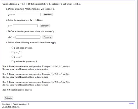 Solved Given A Formula Y X That Represents How The Chegg Com