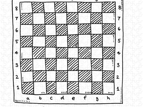 Chess Board Sketch