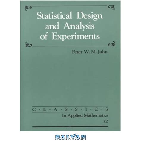 خرید و قیمت دانلود کتاب Statistical Design And Analysis Of Experiments ترب