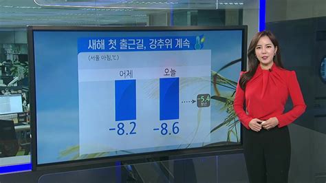 기상센터 날씨 새해 첫 출근길 강추위 계속 대기 건조 Ytn