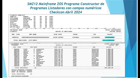 smz12 zos pc cobol constructor de programas listadores con campos