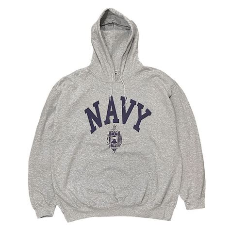 Us Navy Hoodie Heather Grey Crime Online Store