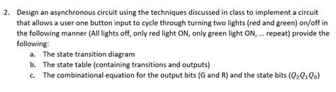 Solved Design An Asynchronous Circuit Using The Techniques