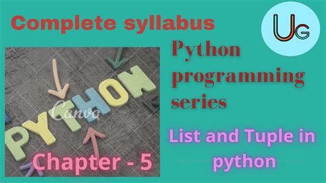 List And Tuple Data Type In Python In Hindi List And Tuple Methods Mutability With