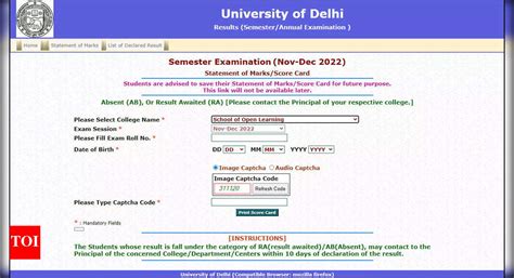 Du Announces Sol First Semester Results 2023 For Ba And Bcom Programmes Direct Link Times Of