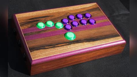 raspberry pi pico powers handcrafted wooden fight stick r tomshardware