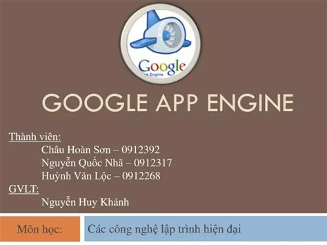 PPT Google App Engine PowerPoint Presentation Free Download ID