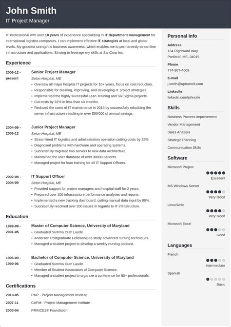 Experience Resume Format Download In Ms Word Free Resume Ideas
