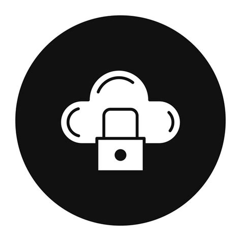 Premium Vector Cloud Security Vector Illustration