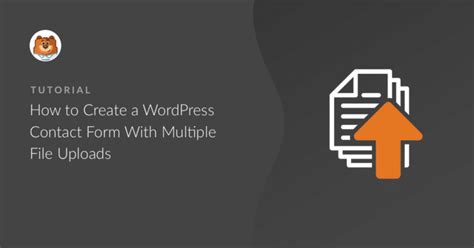 Add Multiple File Upload Functionality To Wordpress Forms
