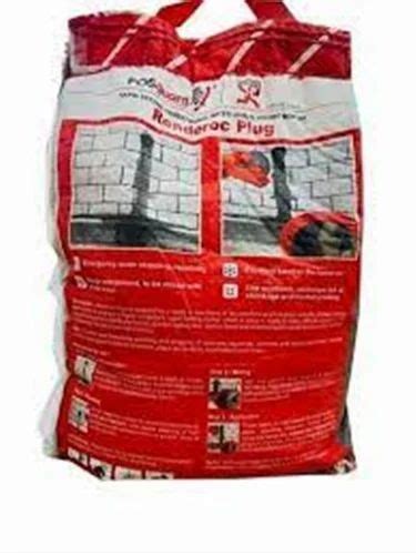Fosroc Renderoc Plug Waterproofing Chemical Packaging Size 20kg Liquid At ₹ 140 Kg In Bhopal