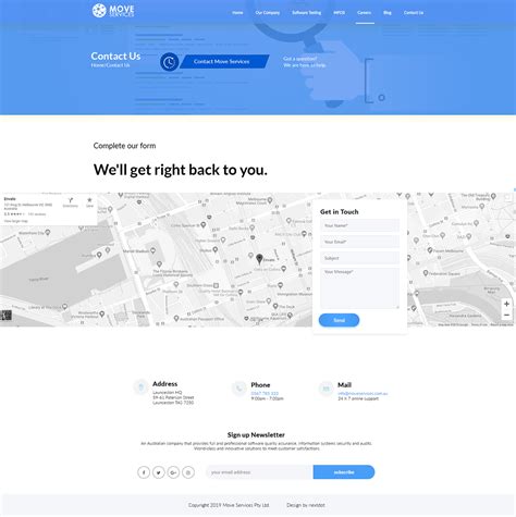 Software Company Website UI UX Design Behance