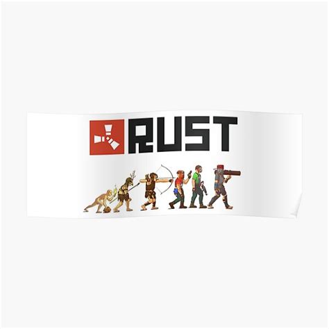 Rust Game Posters Redbubble