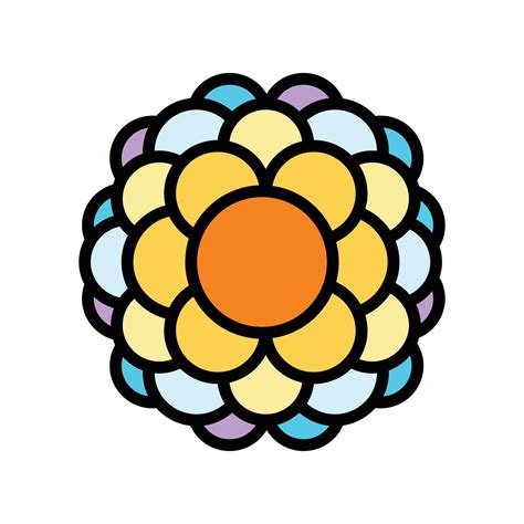 Particle Molecular Structure Color Icon Vector Illustration 20587233 Vector Art At Vecteezy