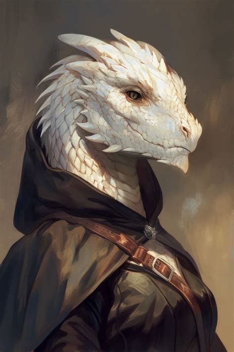White Dragonborn Rogue Dungeons And Dragons Characters Dnd