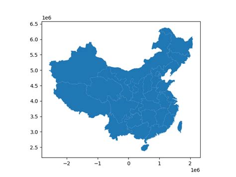 Geopandas 一行代码算出每个省的面积 Csdn博客