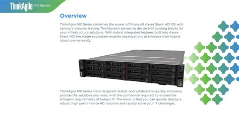 Thinkagile Mx Series