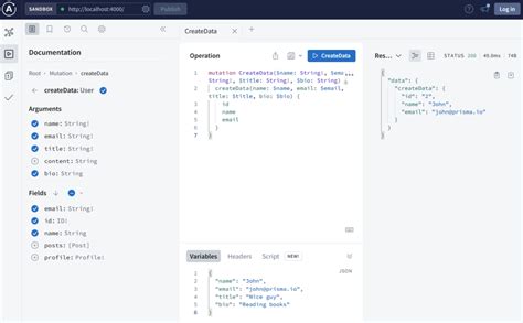 【graphql】apollo Serverやprisma・mysql・typescriptを使ってgraphqlの更新系apiを開発する