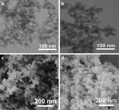 A B TEM And C D SEM Images Of A C S SiO And B D L SiO Download Scientific Diagram