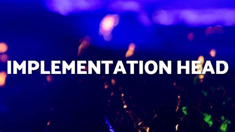 Amly K A On Linkedin Implementationhead Configuration