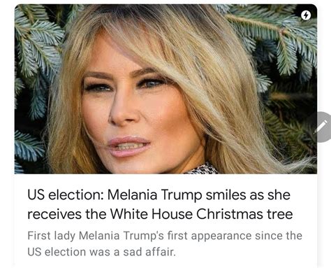 Melania Trump Smiles Scrolller