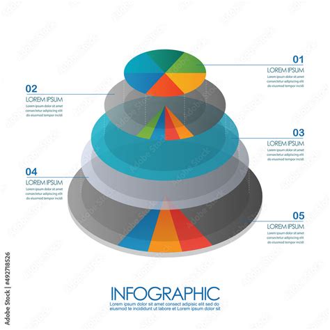 Circle Diagram Chart Template Infographic Stock Vector Adobe Stock