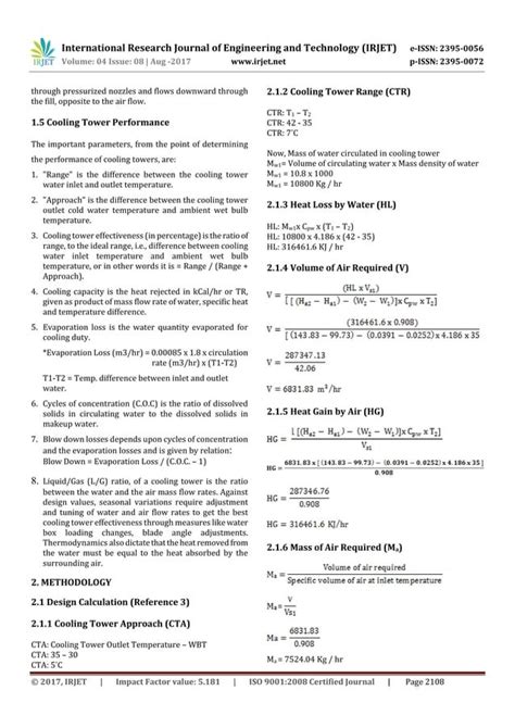An Investigation In Performance Enhancement Of Induced Draft Counter Flow Wet Cooling Tower