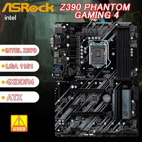 Asrock Carte Mère Intel Z390 Phantom Gaming 4 Lga 1151 Ddr4 64g