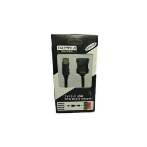 To Inch Black Type C OTG Cable Adapter For Data Transfer At