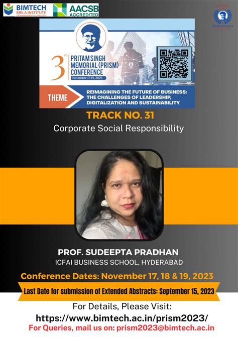 sudeepta pradhan on linkedin bimtech prism management conference greaternoida