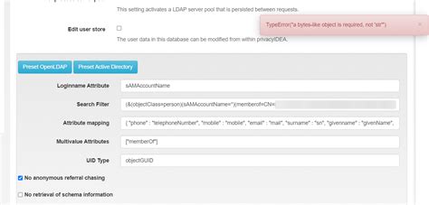 Error In Ldap Resolver After Update To 38 Question Privacyidea