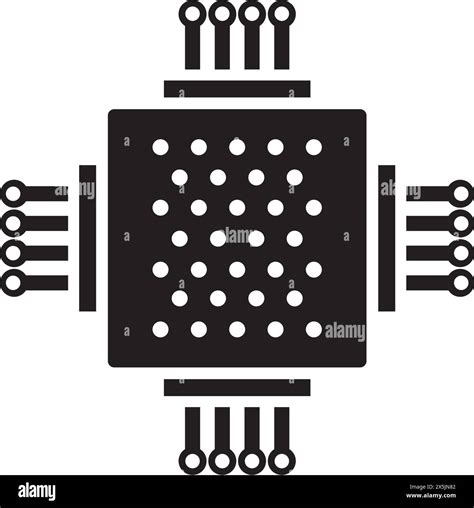 Microchip Icon Vector Illustration Symbol Design Stock Vector Image