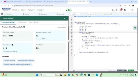 Jagan M A On Linkedin Gfg160 Geekstreak2022 Dsa Programming Java