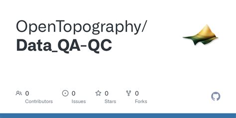 GitHub OpenTopography Data QA QC