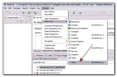 Tdi Eclipse Plug In Is Not Visible In The Eclipse Perspective