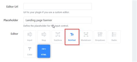 Adding Extra Html Element In Editor Support Squidex Support