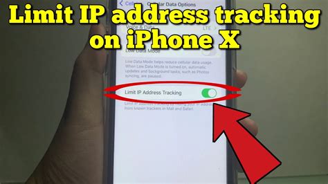 How To Limit Ip Address Tracking On IPhone X YouTube