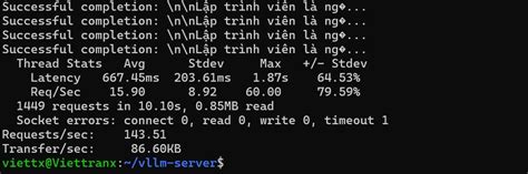 200lab Software Engineer Training Một Vài Chỉ Số Cho Anh Em Tham Khảo Khi Benchmark Api Llm