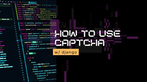 How To Use Captcha With Django Youtube