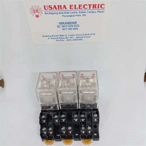 Jual Relay My2 Gs 24vdc Socket Omron Original Shopee Indonesia