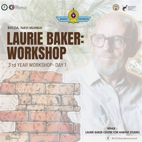 Bvcoa Bvcoa Organizes A Workshop By Ar Nikhil Kovale And Ar Apurva