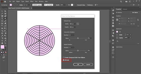How To Make A Grid In Illustrator Rectangular And Polar Bittbox